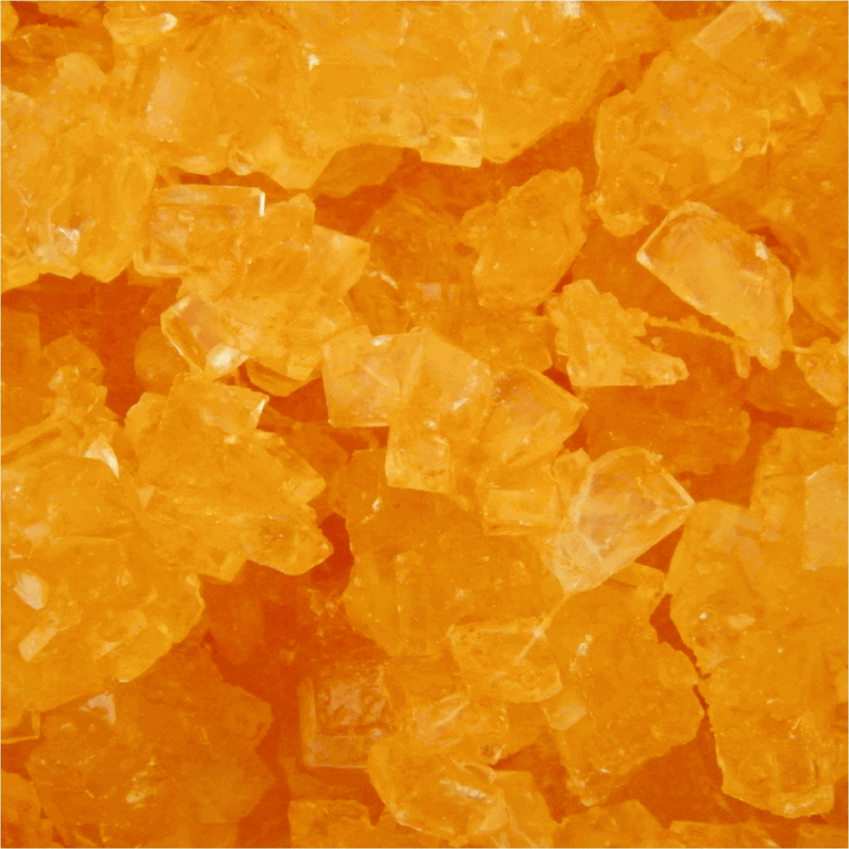 Rock Candy Orange Strings – 5oz – Callies Candy Kitchen